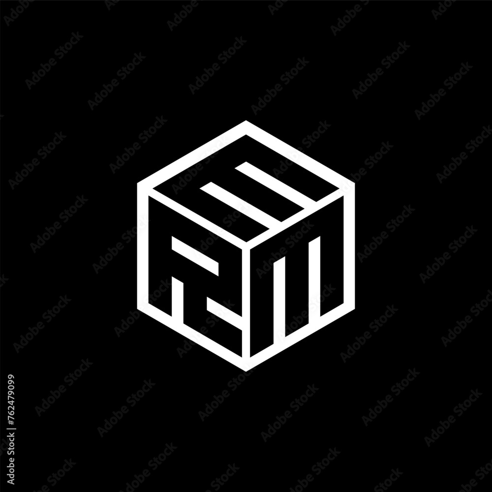 RMM letter logo design in illustration. Vector logo, calligraphy ...