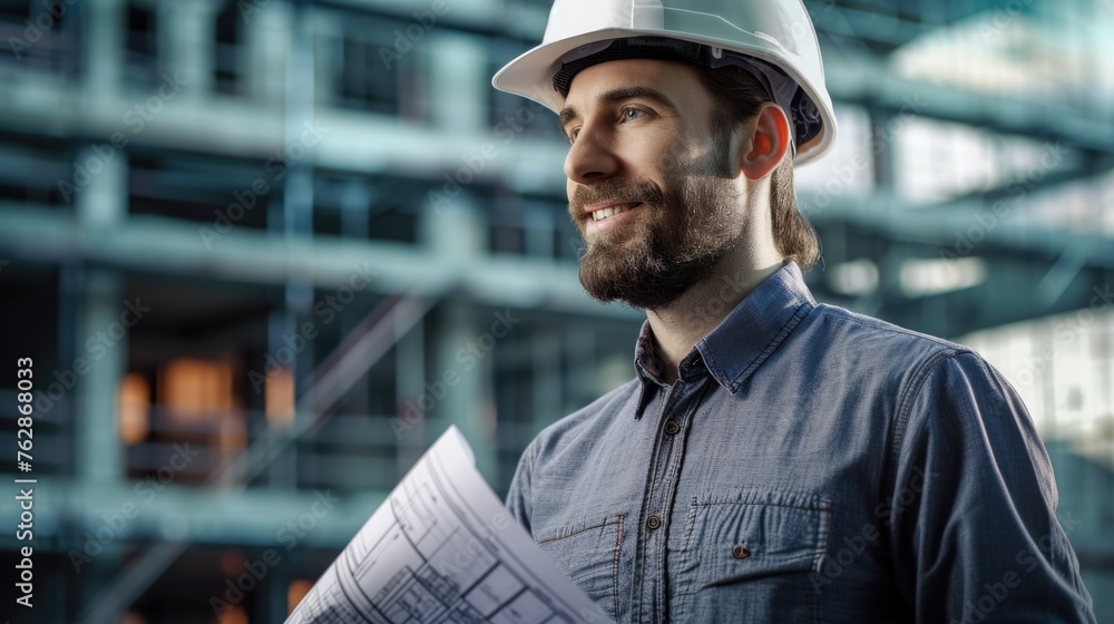 Foto Construction, planning, development: a building concept for the ...