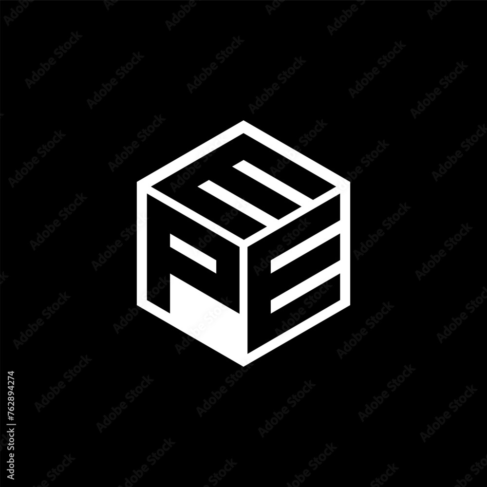 PEM letter logo design in illustration. Vector logo, calligraphy ...