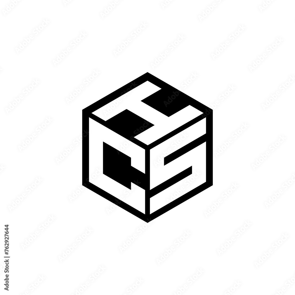 CSI letter logo design with white background in illustrator, vector ...
