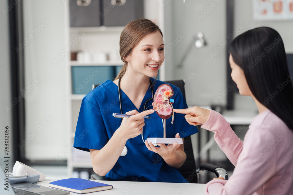 Kidney disease, Chronic kidney disease ckd, Female doctor explains the ...