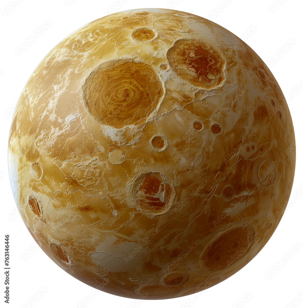 High-resolution image of planet Venus surface, cut out - stock png ...