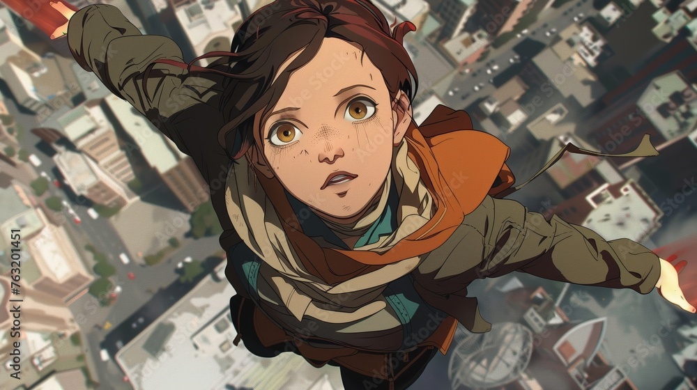 Dramatic in action Anime fantasy Character, game character, concept art ...