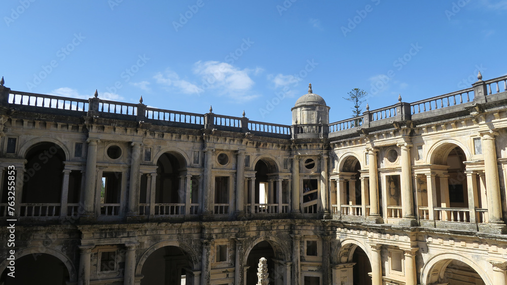 Convento de Cristo, Tomar, Portugal. The Convent of Christ is part of ...