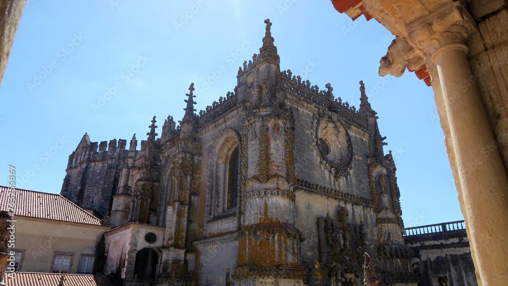 Convento de Cristo, Tomar, Portugal. The Convent of Christ is part of ...