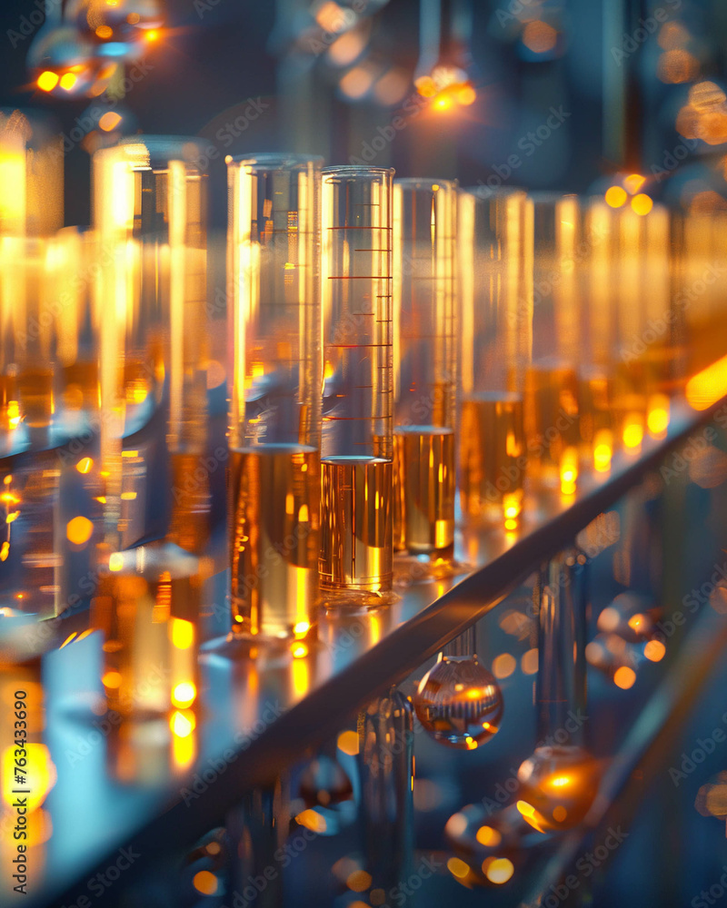 Marie Curie, test tubes, pioneering chemist, discovering radioactivity ...