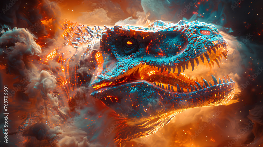 dinocore dinosaur fossil 3d rendering background Stock Photo | Adobe Stock