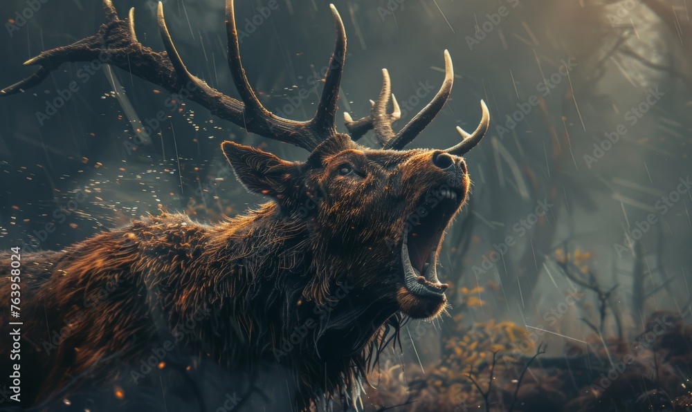 Illustration Stock Workout routines become a realistic battle drawing ...