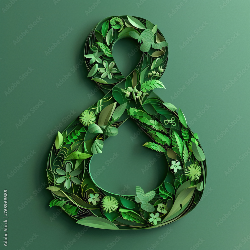 Celiac disease or stds awareness month or organ donation concept green ...