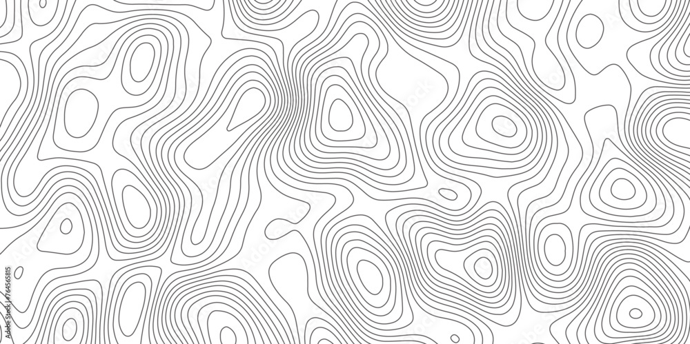 Abstract topographic contours map background. Ocean topographic line ...