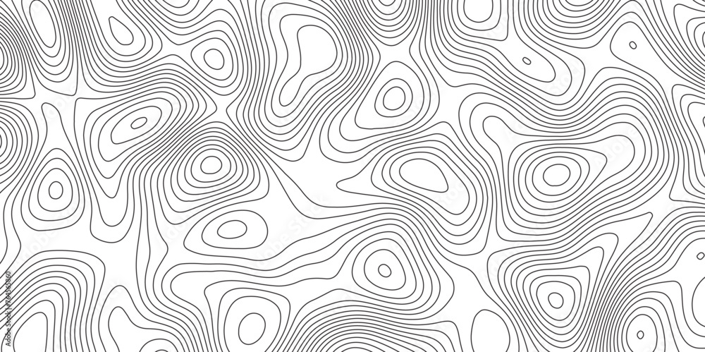 Abstract topographic contours map background. Ocean topographic line ...