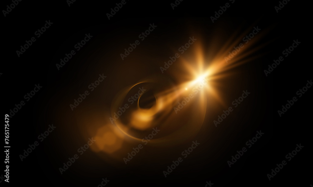 Sun Lens Flare Overlays, Rainbow overlays photoshop overlays Stock ...