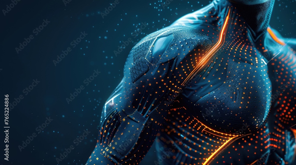 Tech-enhanced athletic wear with muscle activity tracking and form ...
