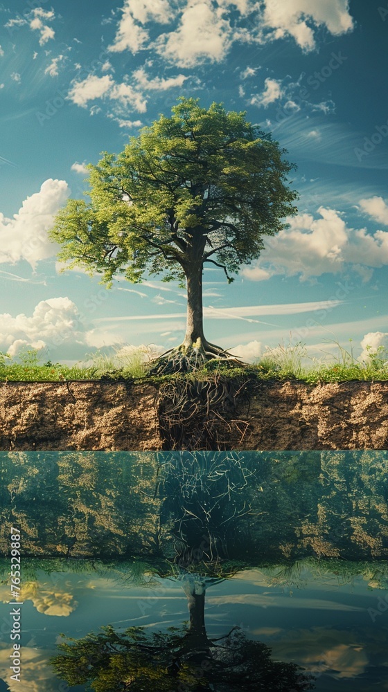 Illustrate the consequences of climate change on ecosystems through a ...