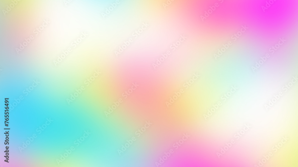 Rainbow colours Blurred transparent gradient background. Transparent ...