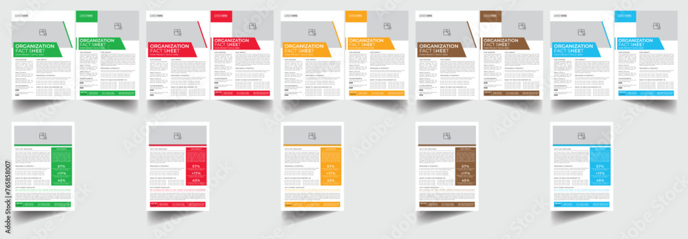 Image vectorielle Stock Technical Data Sheet layout template. Product ...