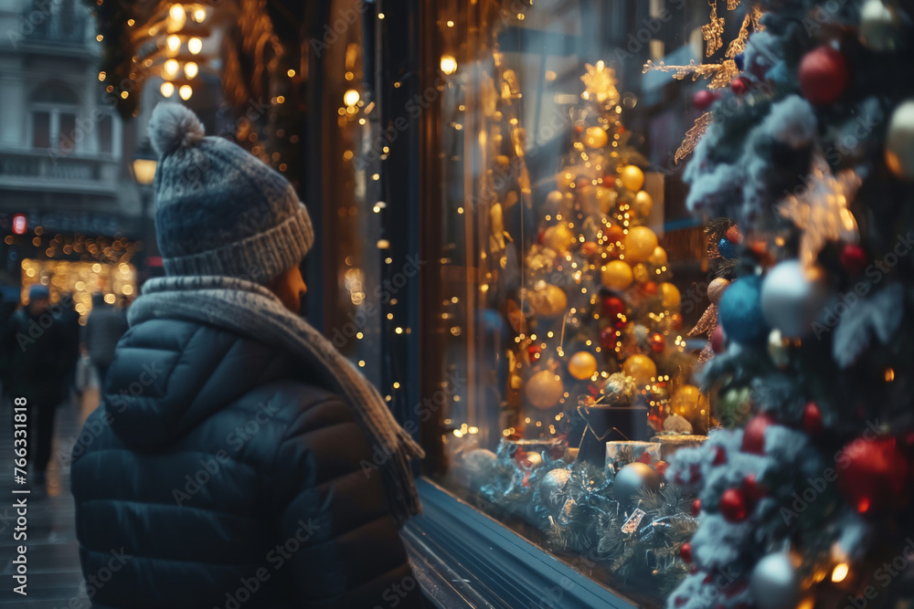 Pictures of product displays in storefronts during festivals And there ...