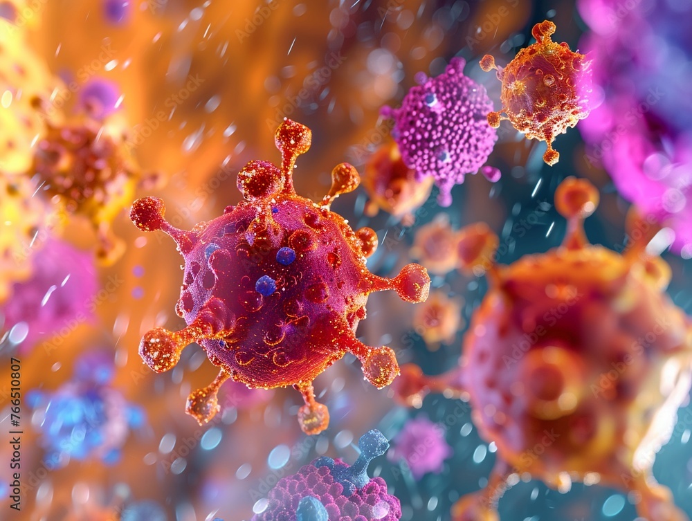 Visualize the process of inflammation resolution with immune cells ...