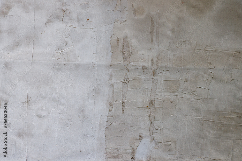 rough draft plaster stucco over reinforcement plastic mesh, full-frame ...