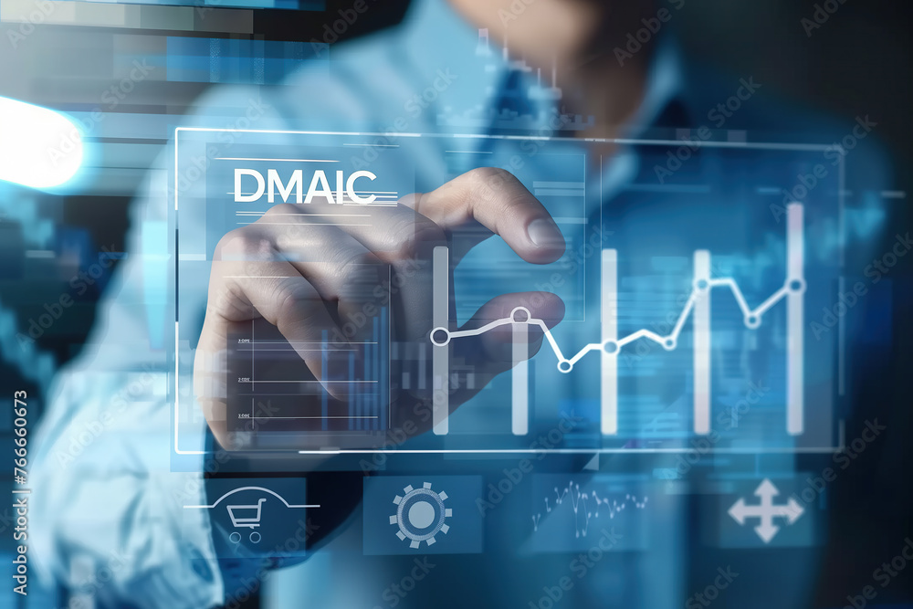 DMAIC concept. Define, Measure, Analyze, Improve and Control ...