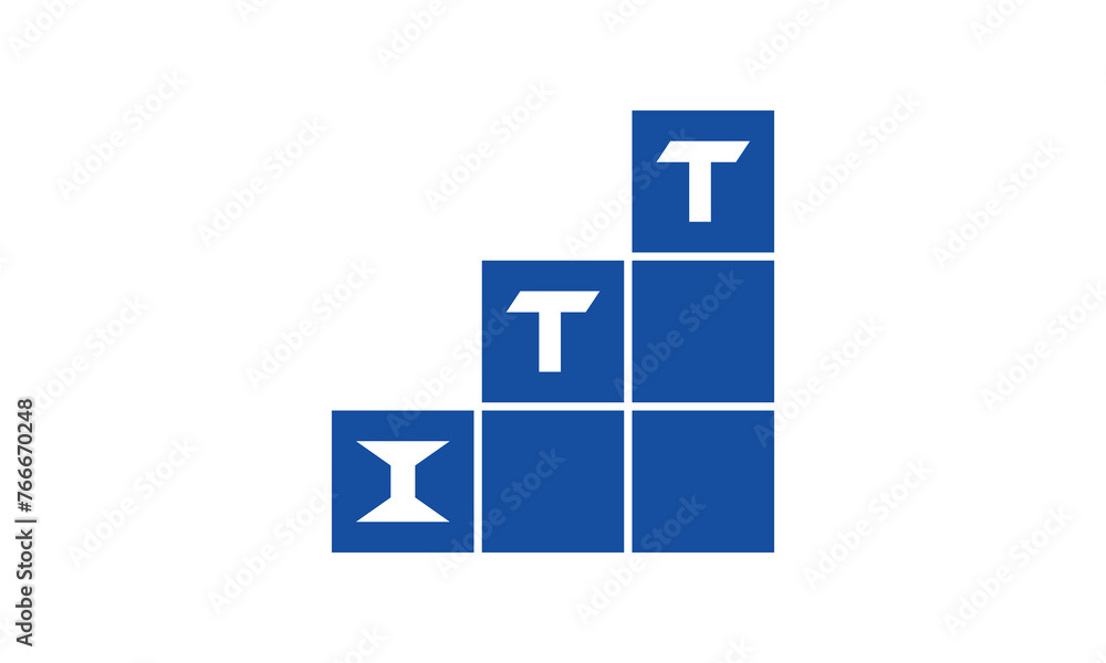 ITT initial letter financial logo design vector template. economics ...