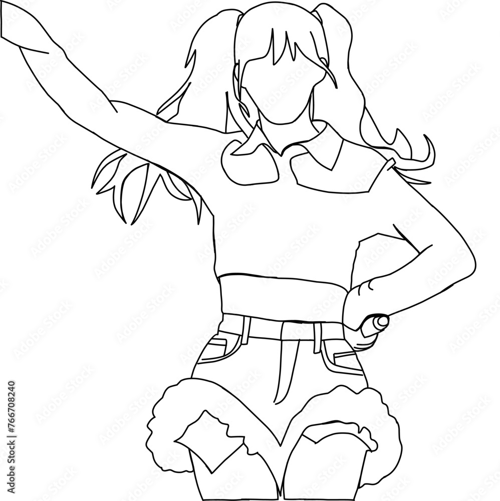 Illustration vector of Kpop fashion stage. idols of Koreans performing ...