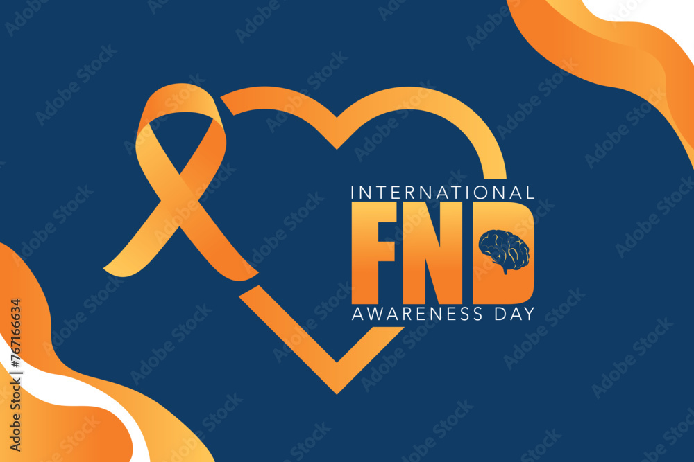FND (functional neurological disorders) Awareness Day vector ...