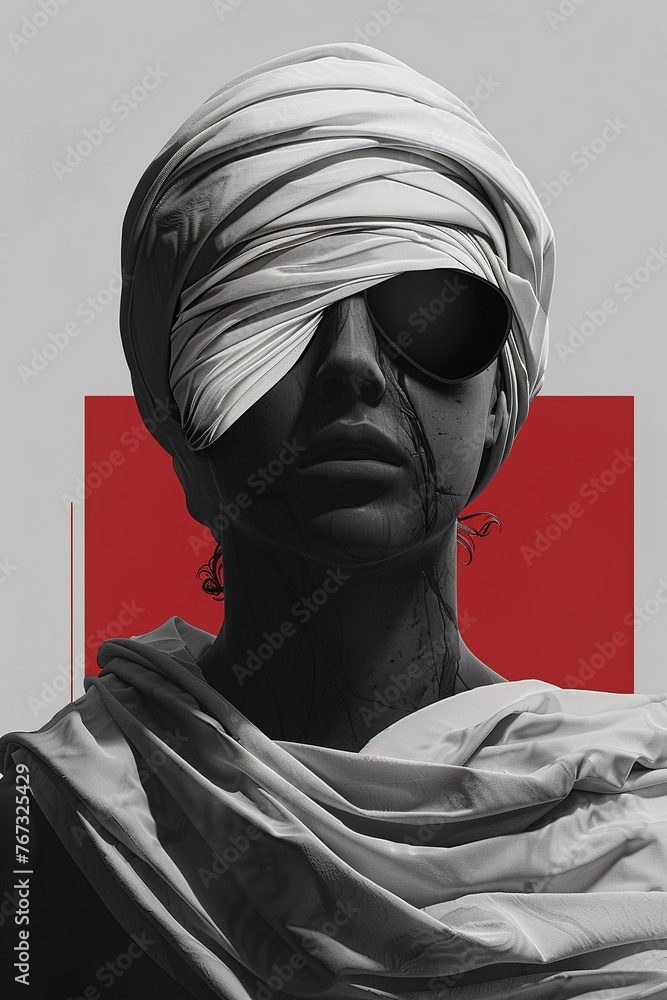 Develop a series of illustrations inspired by famous works of art ...