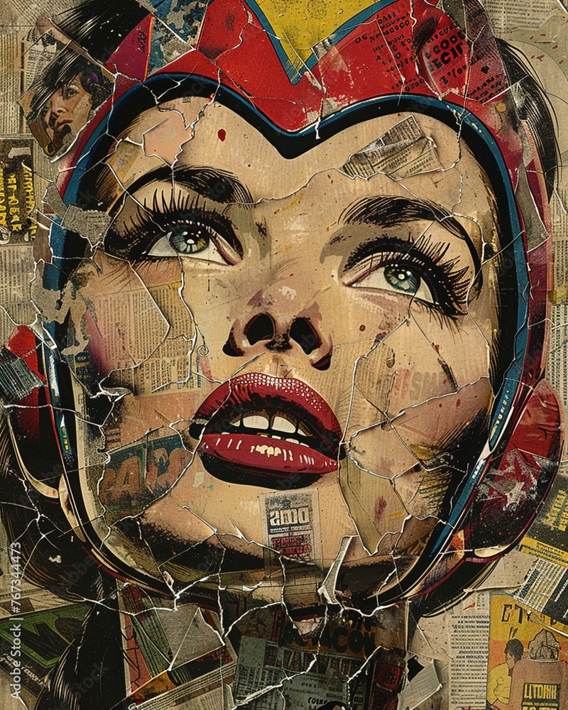 In the world of pop art, Homo sapiens are immortalized as heroes and ...