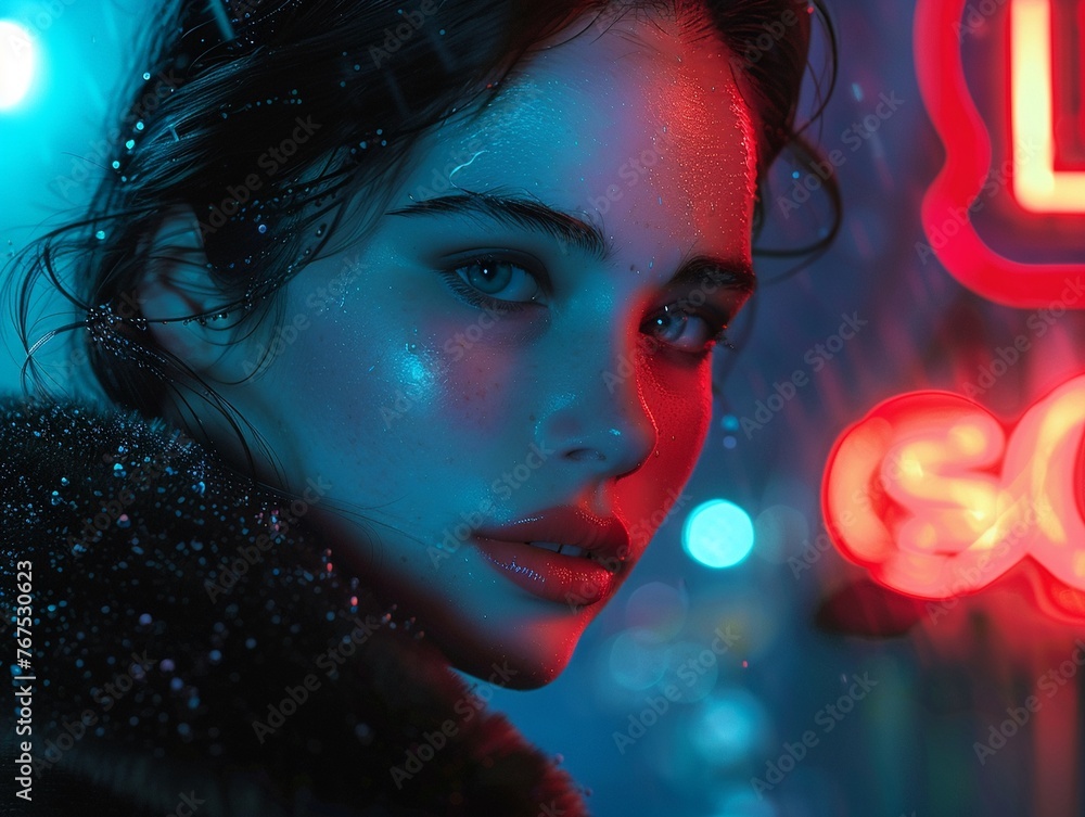 Transport viewers into a neo-noir world with a bold and cinematic ...