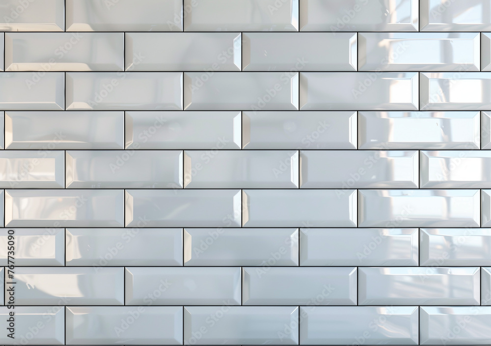 The classic white subway tile texture, versatile for kitchen ...
