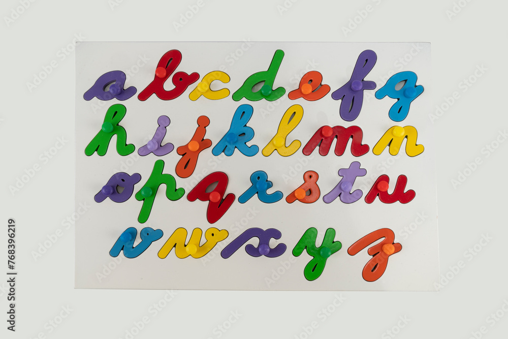 Kids Toys ABCD English Alphabets and Color Learning Educational Board ...
