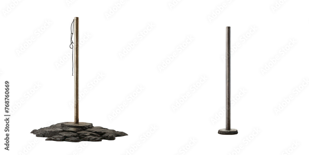 set of pole isolated on transparent background Stock Photo | Adobe Stock