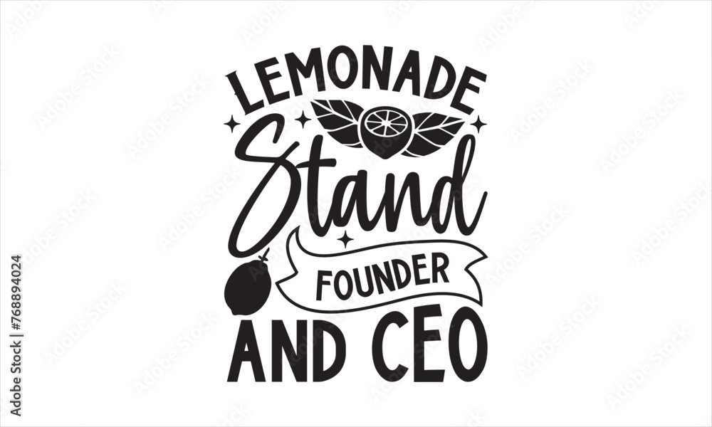 Lemonade stand founder and ceo - Lemonde T- Shirt Design, Inspiration ...