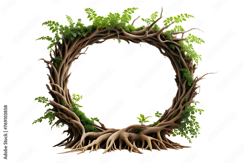 Root Border Frame Png Transparent Background Stock Illustration | Adobe ...