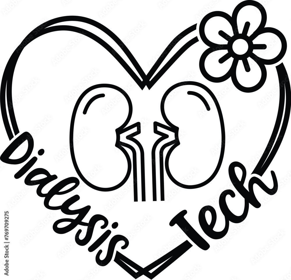 Dialysis Vector, Dialysis Nurse Quote, Dialysis Tech Illustration ...