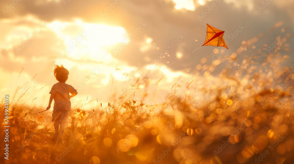 Childhood Freedom and Play Concept. Design for Family Outdoor ...