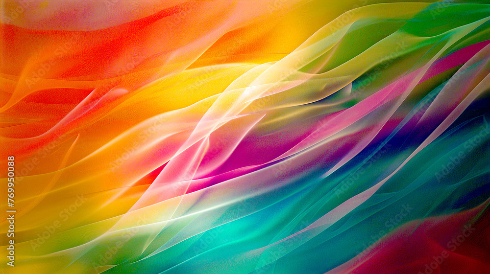 Intense colorful background, texture with delicate, interpenetrating ...