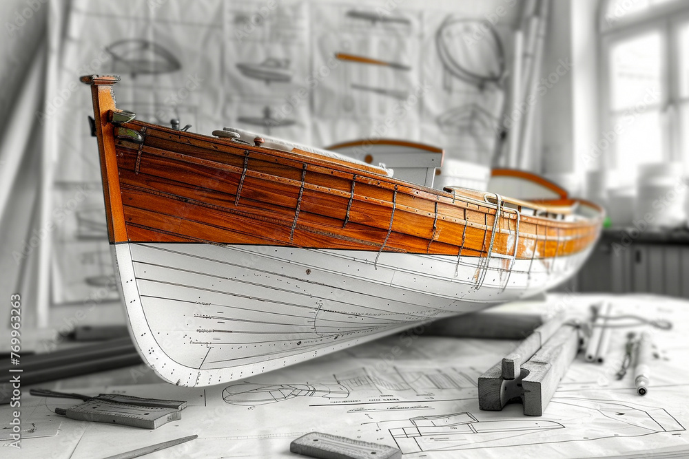 A visual summary of the custom boat building process, from client ...