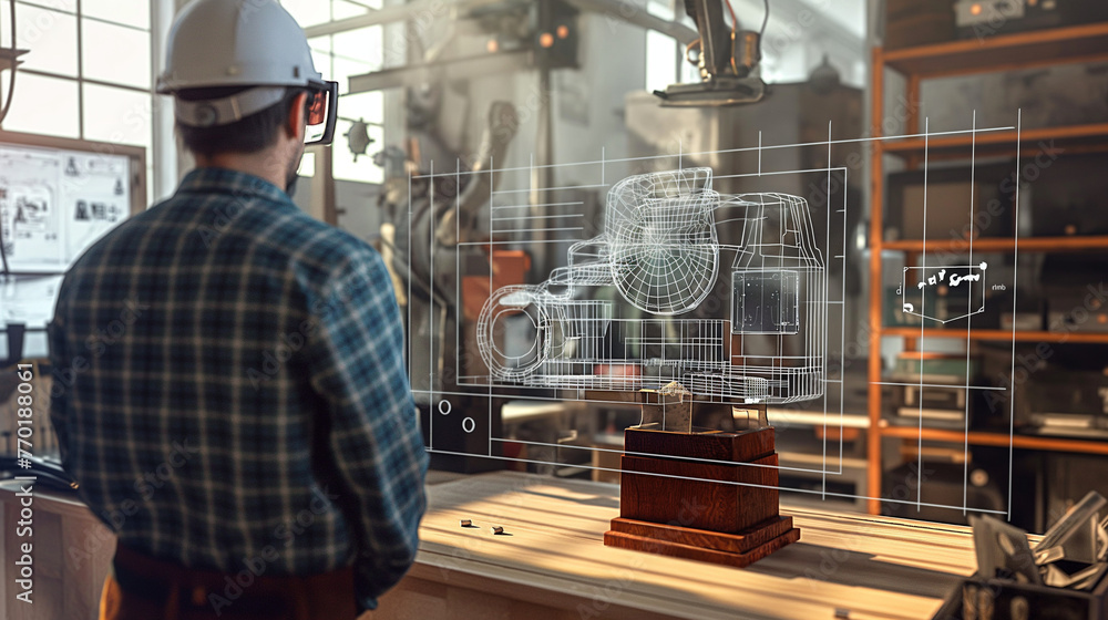 Digitalization in craftsmanship, workshop setting, advanced tools ...