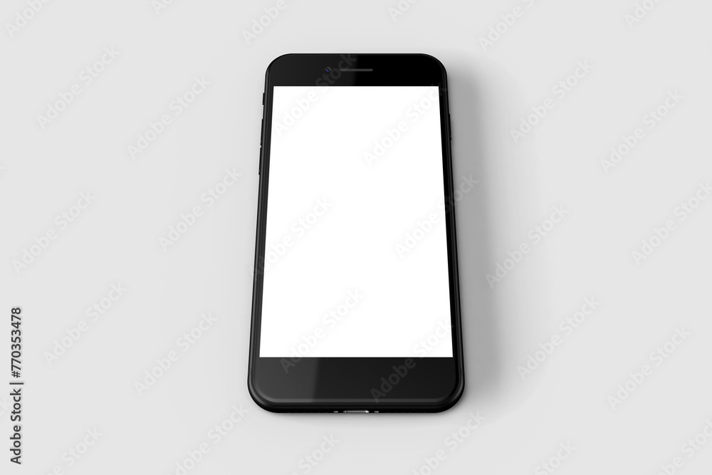 modern smartphone handphone mobile device touchscreen display blank ...