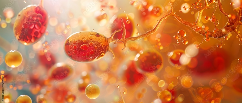 Stock-Illustration „A visual metaphor for Proteinuria using symbolic ...
