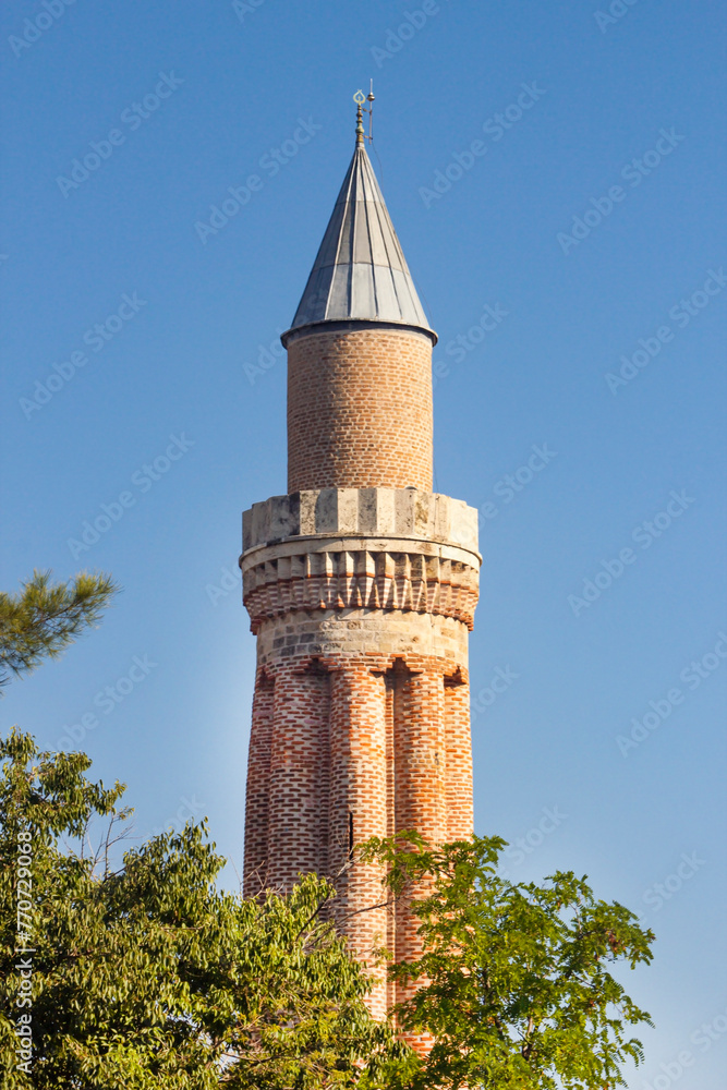 Mosque with unique Anatolian Seljuk style, Fluted Minaret is different ...