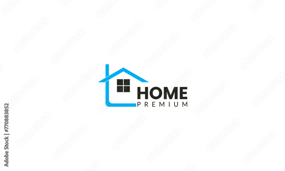 Home vector logo template for real estate company. Stock Vector | Adobe ...