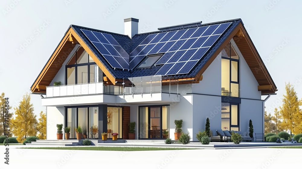 Simple diagram of an on-grid type solar cell system for day and night ...