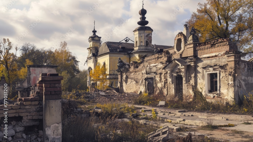 Cultural Heritage Protection Detailed photographs of efforts to protect ...