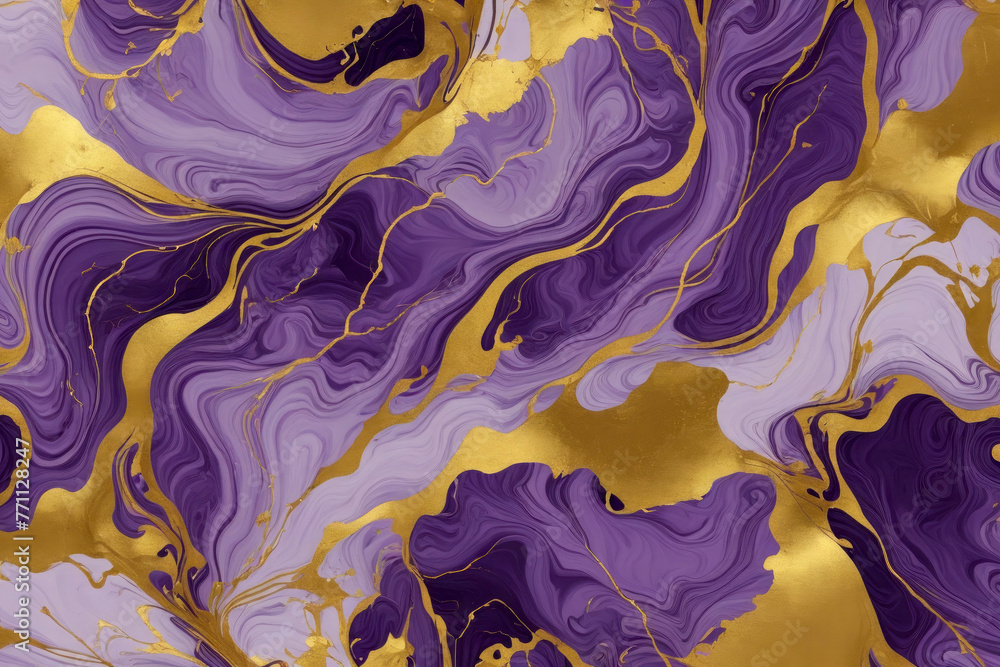 Lavish purple and gold marble texture Stock Illustration | Adobe Stock