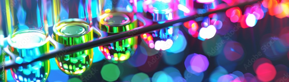 Quantum dots illuminated, showcasing their applications in displays and ...