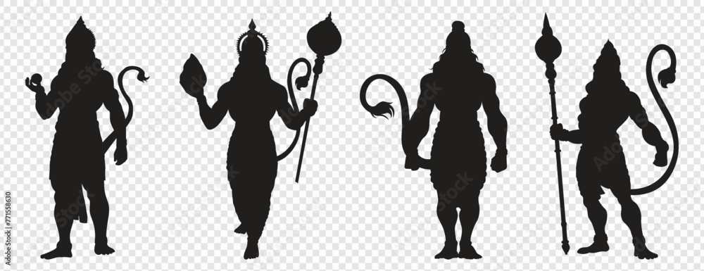 Hanuman, Silhouette, Jay Shri Ram, Lord Hanuman for, happy Hanuman ...