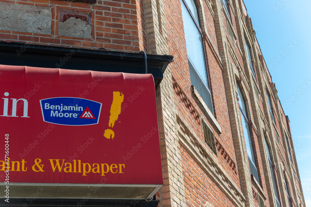 exterior building and sign of West Toronto Paint & Wallpaper - Benjamin ...